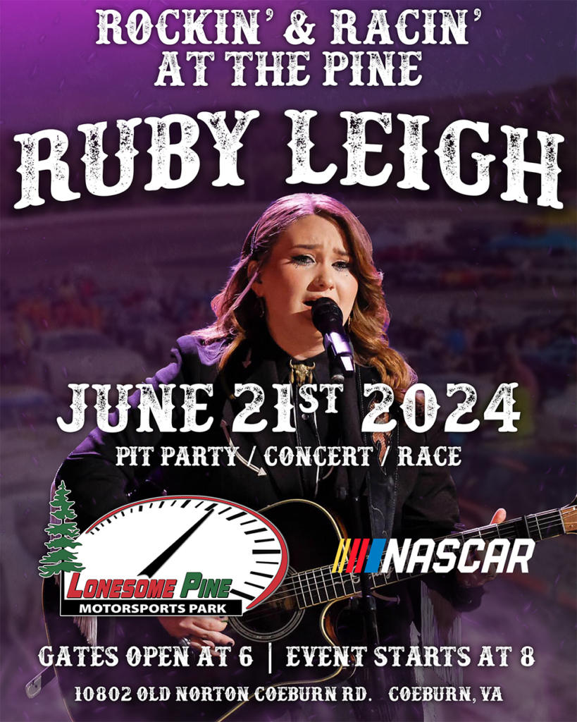Rockin' & Racin @ The Pine with Ruby Leigh - Visit Wise County VA